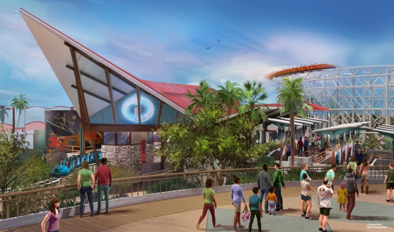 New Details for the Incredicoaster in Disney California Adventure ...