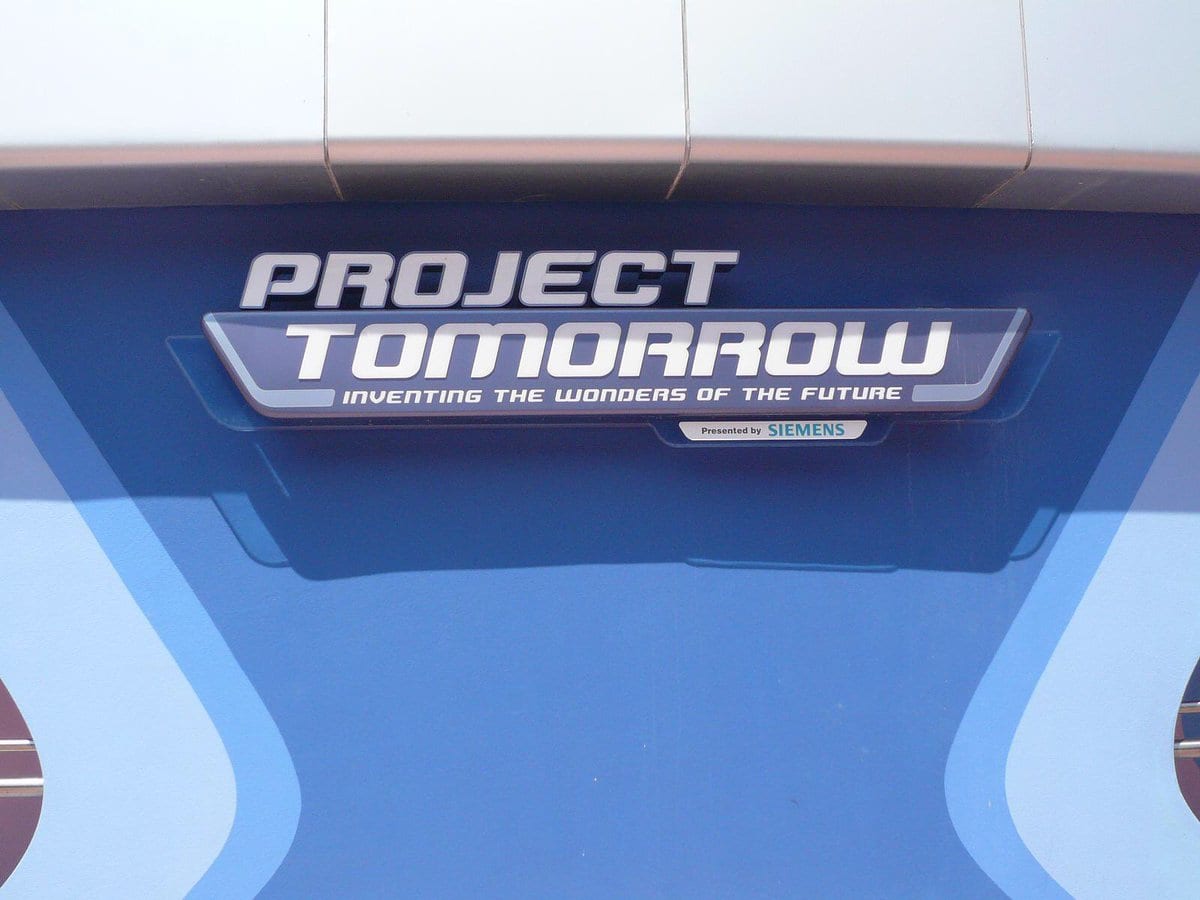 PHOTOS: Siemens Sign Removed from Project Tomorrow in Epcot