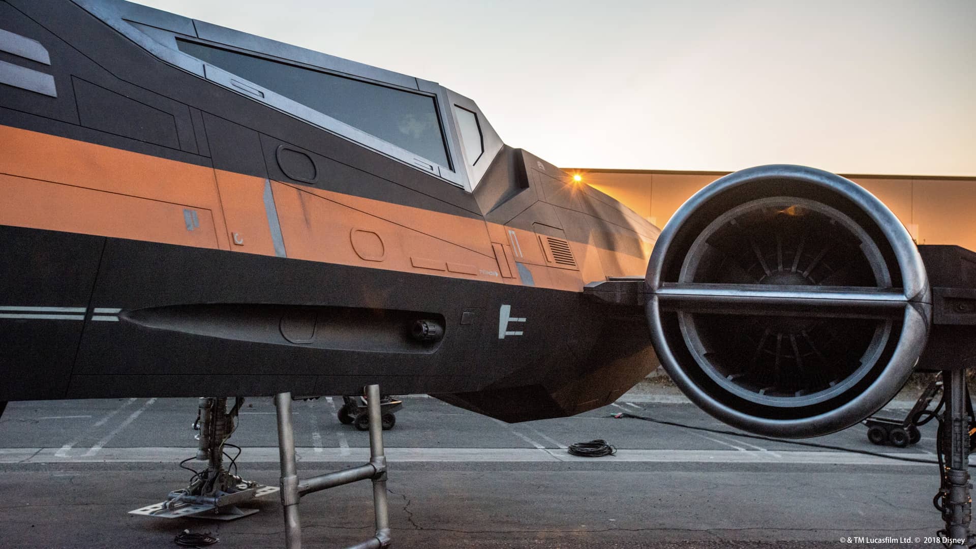 Disney Shows Off Star Wars Galaxy's Edge X-Wing in Development