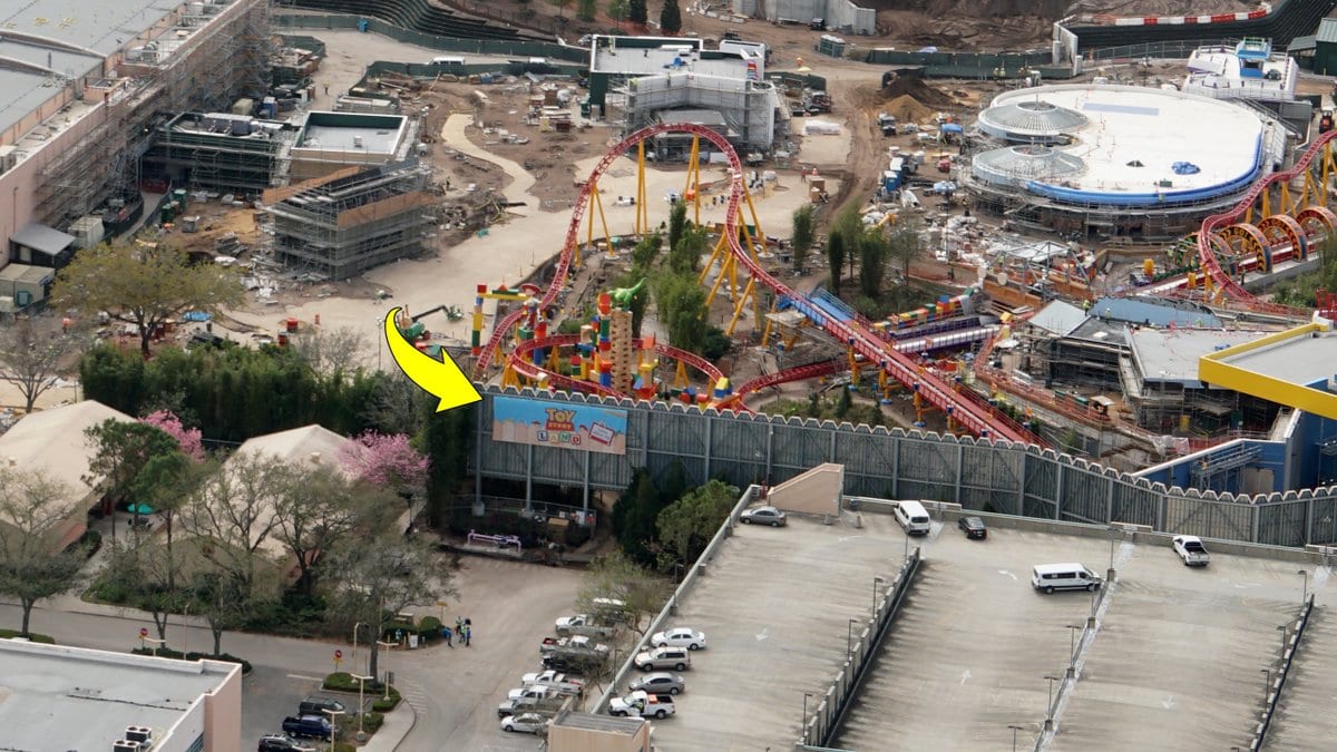 Toy Story Land Landscaping Starting to Come Together