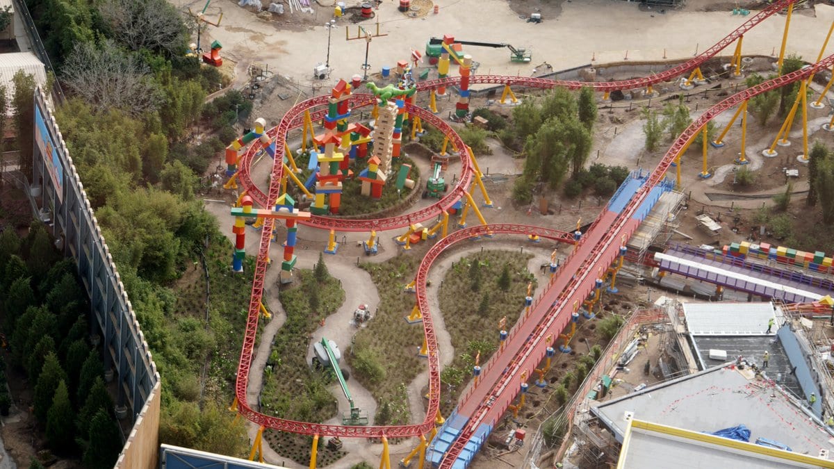 Toy Story Land Landscaping Starting to Come Together