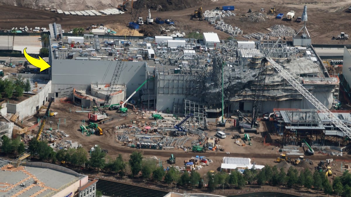 PHOTOS: Millennium Falcon Projection Domes Outside in Galaxy's Edge