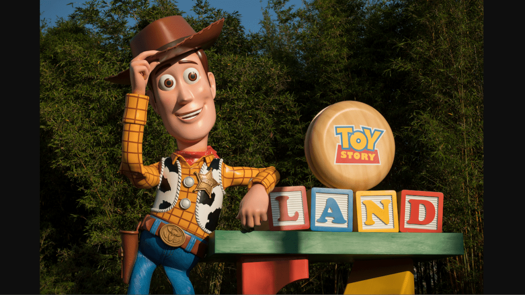PHOTOS: Woody Figure Arrives in Toy Story Land Entrance