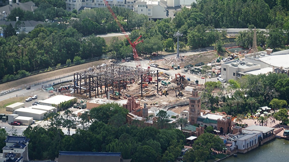 PHOTOS: Ratatouille Attraction Building Gets Bigger as Steel Rises