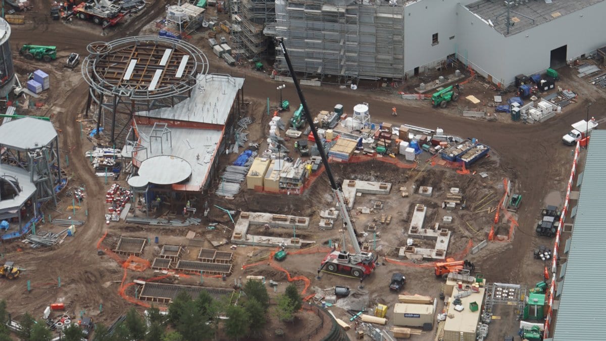 PHOTOS: Star Wars Galaxy's Edge Construction Update May 2018