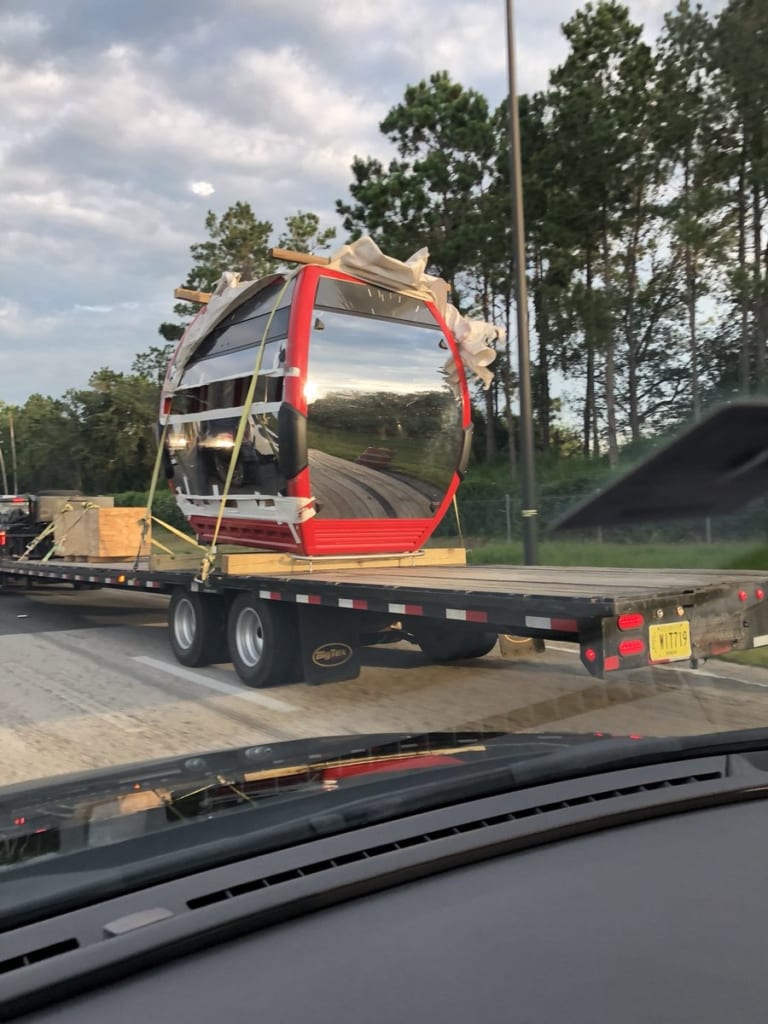 PHOTOS: Disney Skyliner Cable Cars Arrive in Walt Disney World