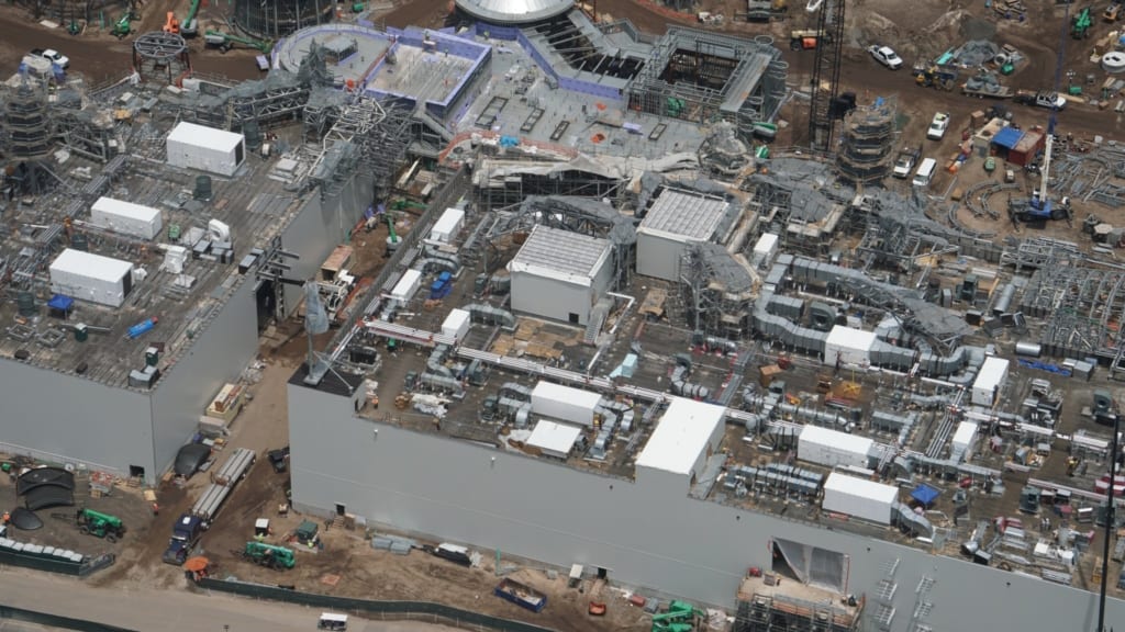 PHOTOS: Star Wars Galaxy's Edge Construction Update June 2018