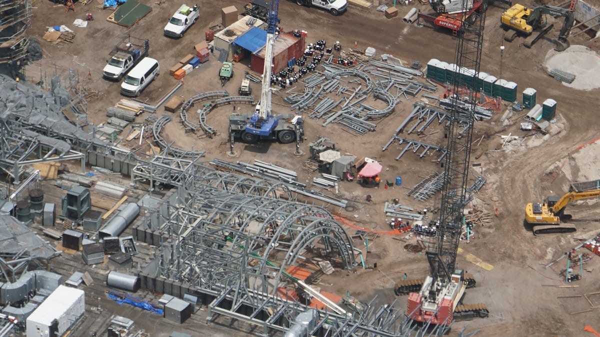 PHOTOS: Star Wars Galaxy's Edge Construction Update June 2018