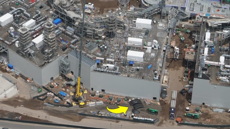 PHOTOS: Star Wars Galaxy's Edge Construction Update June 2018