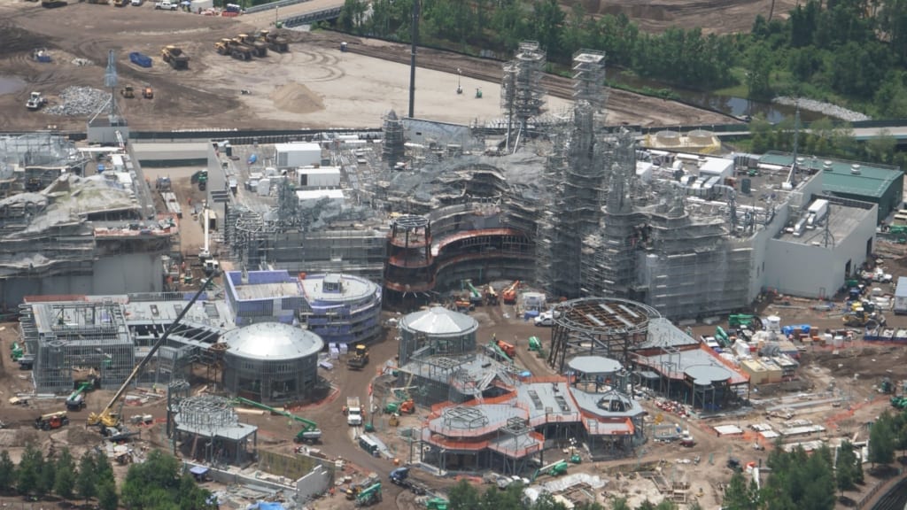 PHOTOS: Star Wars Galaxy's Edge Construction Update June 2018