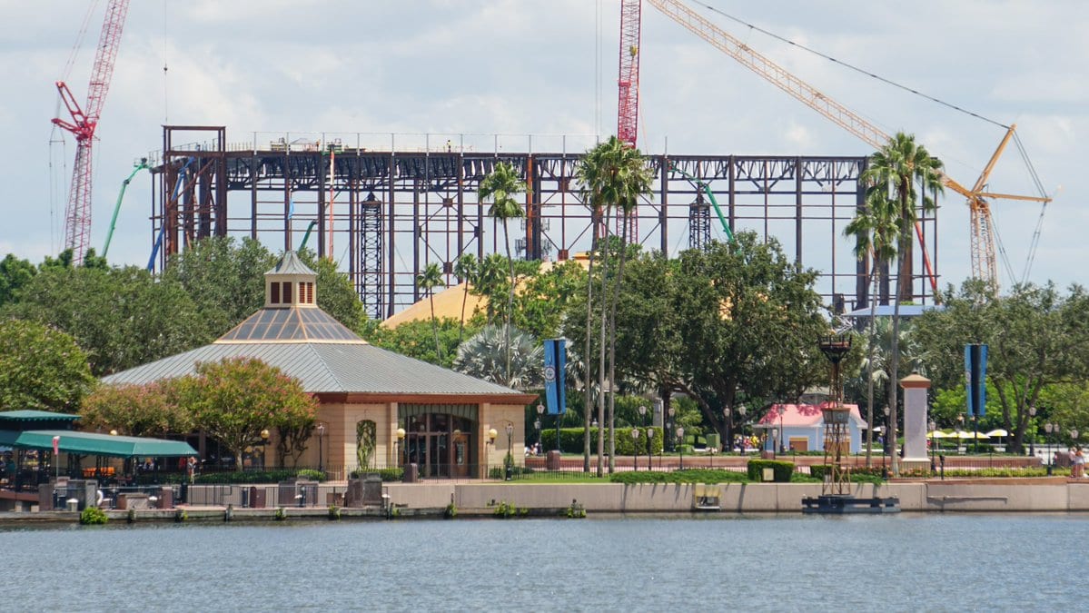 PHOTOS: Guardians of the Galaxy Coaster Construction Progress August 2018