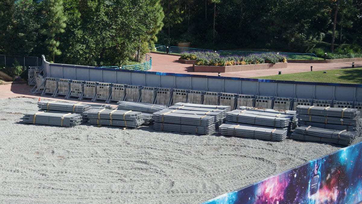 PHOTOS: Guardians of the Galaxy Roller Coaster First Track Added to Ride