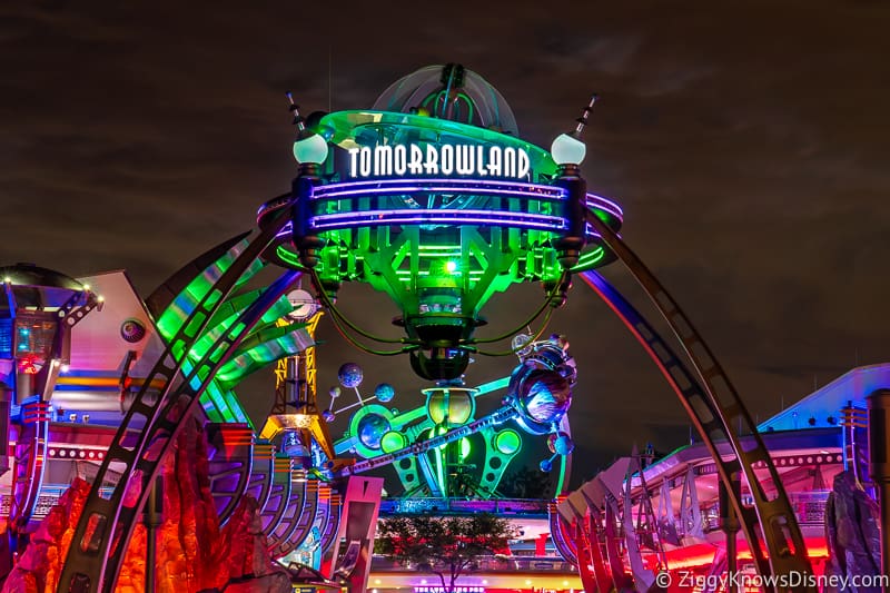 New Tomorrowland Sign Installed in Magic Kingdom with New Style