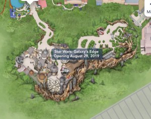 Star Wars Galaxy's Edge Map Now Available for Disney World