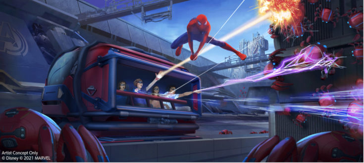 Web Slingers: A Spider-Man Adventure Ride Details | Opening + More