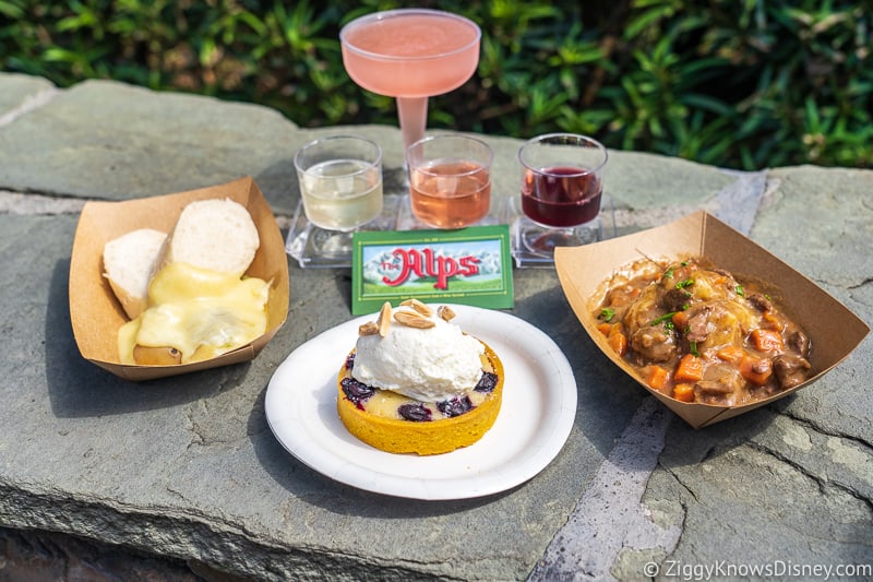 REVIEW: The Alps - 2019 Epcot Food and Wine Festival | Menu, Prices