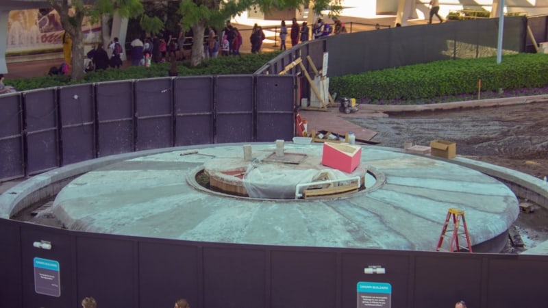 EPCOT Entrance Renovation Construction Update - February 2021