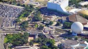 EPCOT Entrance Renovation Construction Update - February 2021