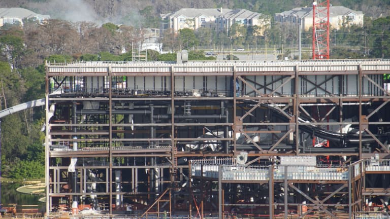 TRON Roller Coaster Construction Update February 2020