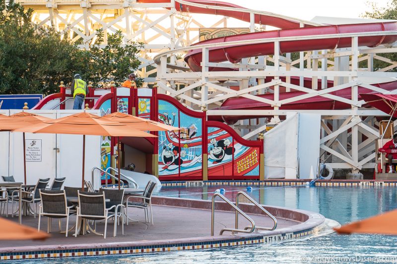 Mickey and Friends Refurbishment at Boardwalk Luna Park Pool