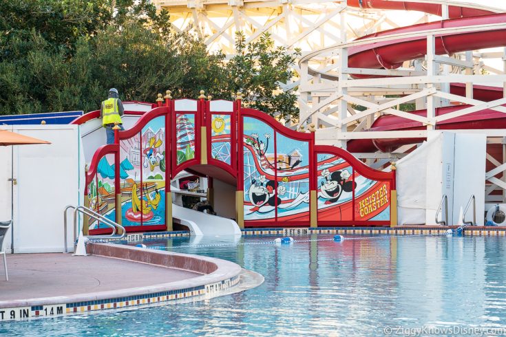 Mickey and Friends Refurbishment at Boardwalk Luna Park Pool