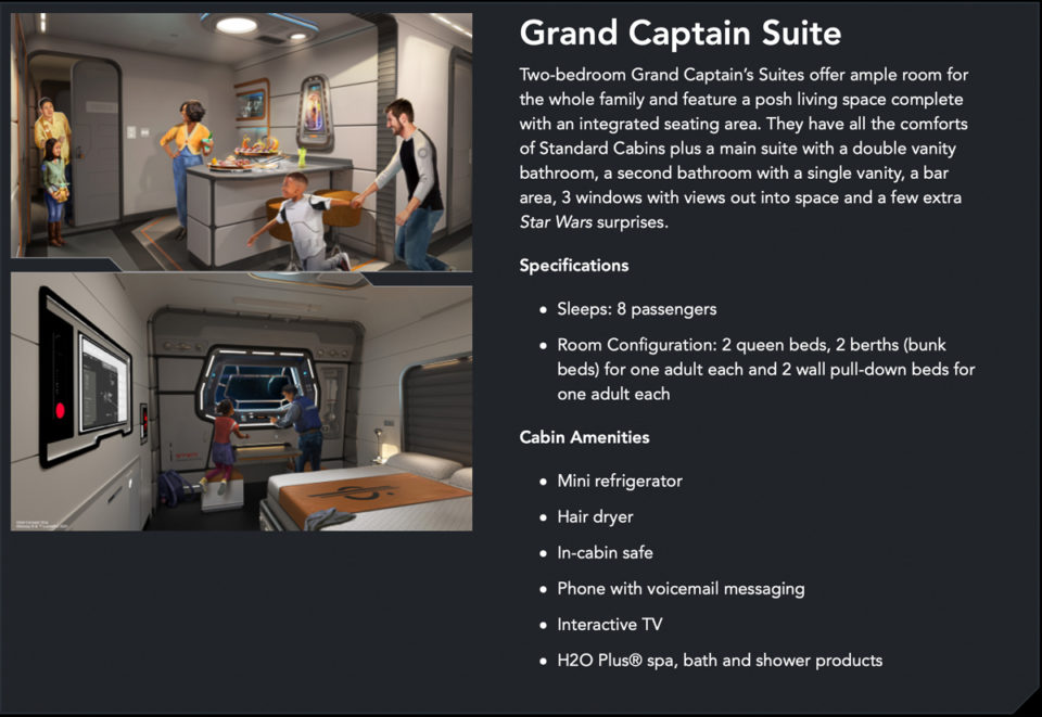 Star Wars Galactic Starcruiser | Full Room Tour & Photos
