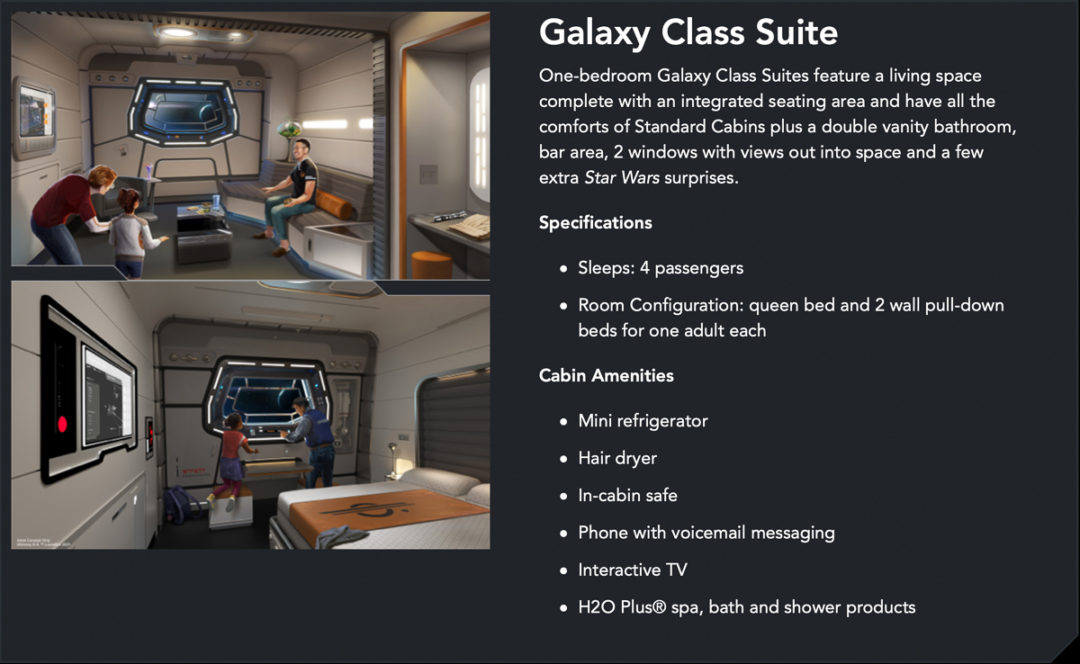 Star Wars Galactic Starcruiser | Full Room Tour & Photos