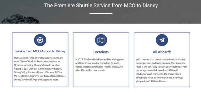 Sunshine Flyer Airport Shuttle to Disney World | Pricing, Info & FAQs