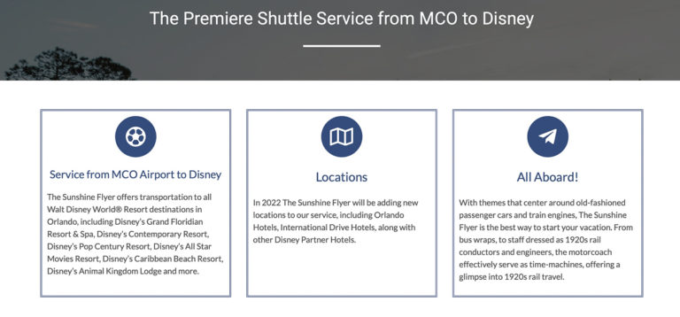 Sunshine Flyer Airport Shuttle to Disney World | Pricing, Info & FAQs