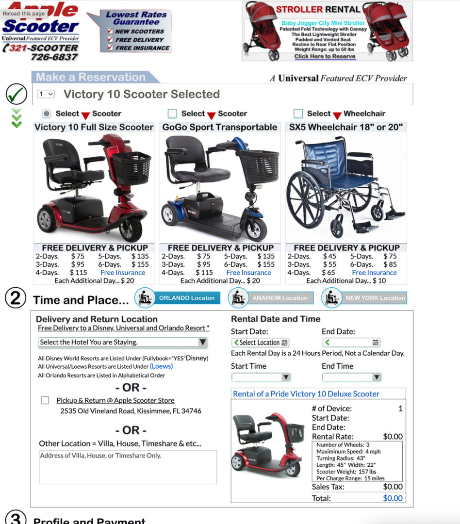 Scooter Rentals & ECVs at Disney World | Guide & FAQs
