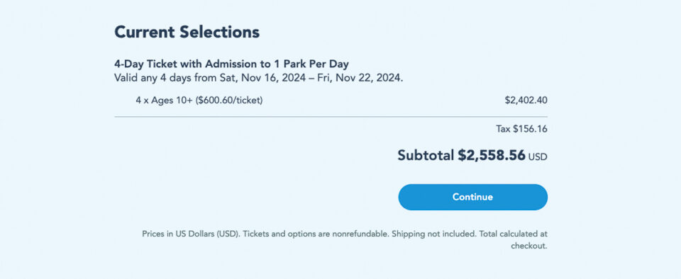 2024 Disney World Tickets Guide | Info & FAQs
