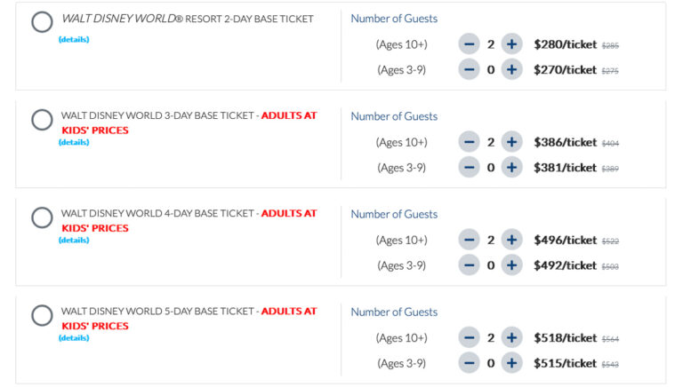 Discount Disney World Tickets | Cheapest Tickets in 2025 & 2026